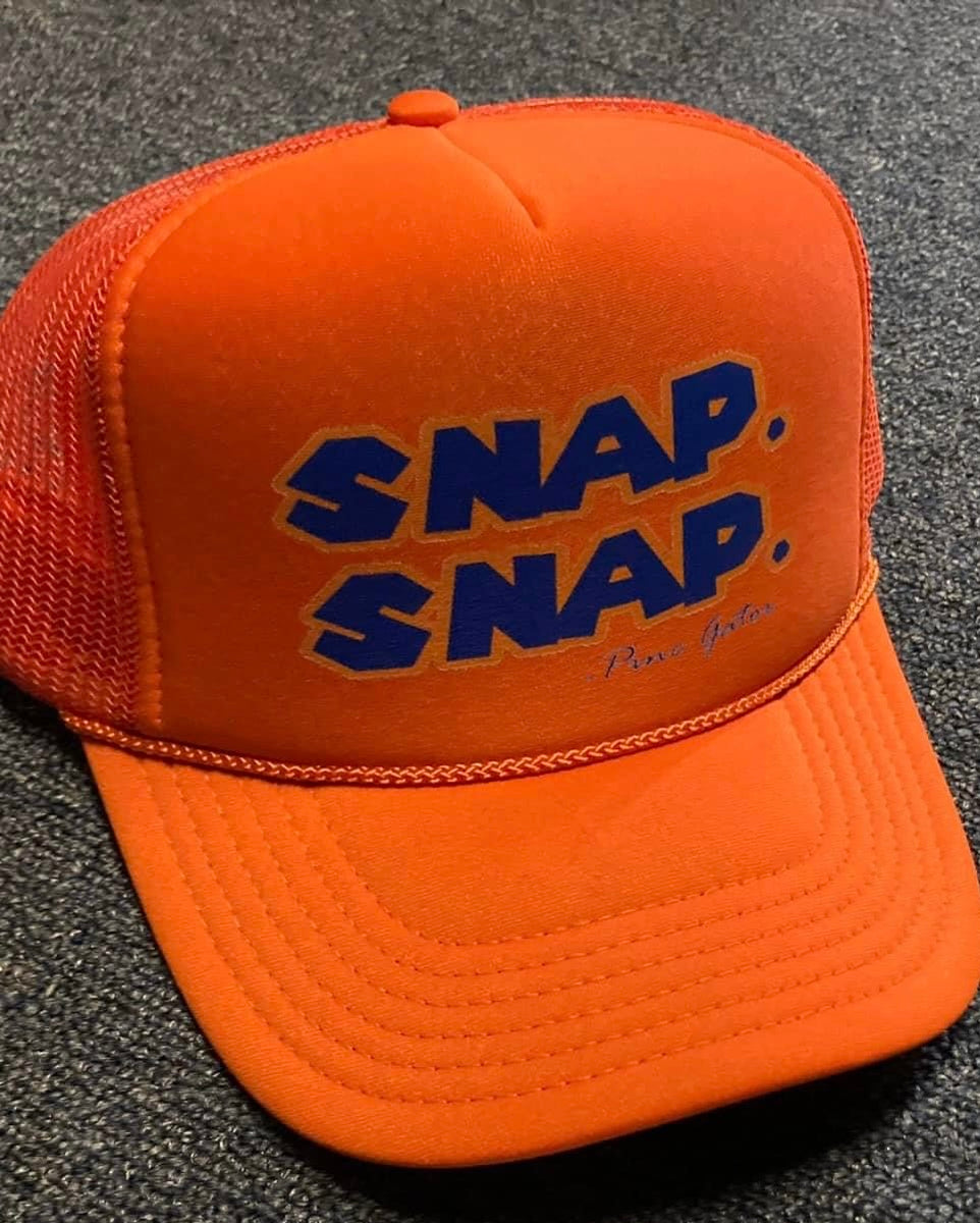 Snap Snap mesh trucker hat – pgjoint